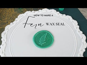 Fern Wax Seal | Botanical Leaf Design | Bounde